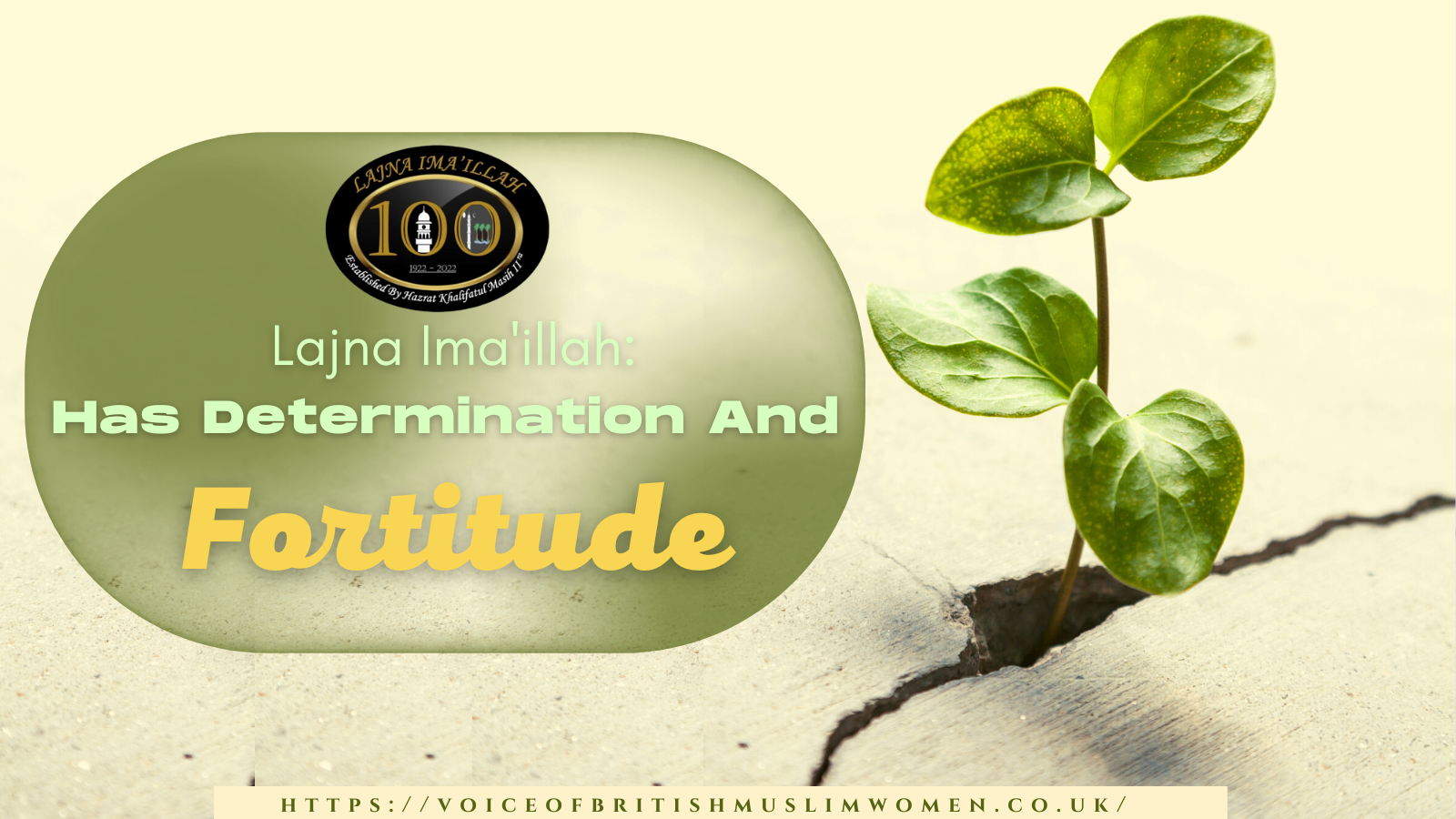 Lajna Ima’illah Has Determination and Fortitude – Voice of British ...